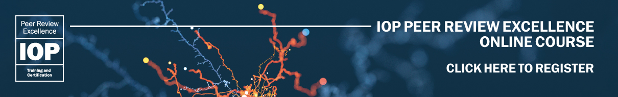 Becoming a journal reviewer - IOPscience - Publishing Support